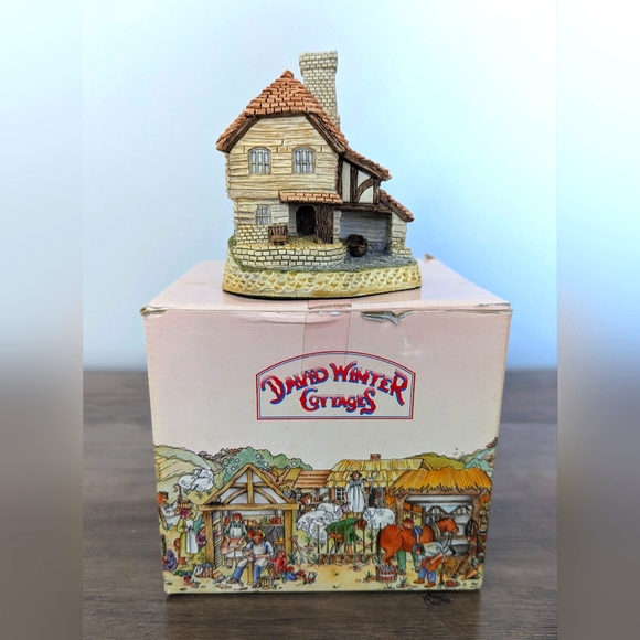 David Winter Cottage | Art | Vintage David Winter Cottage The Boat ...